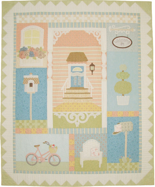My Cottage Home - Sample quilt – brenda riddle designs