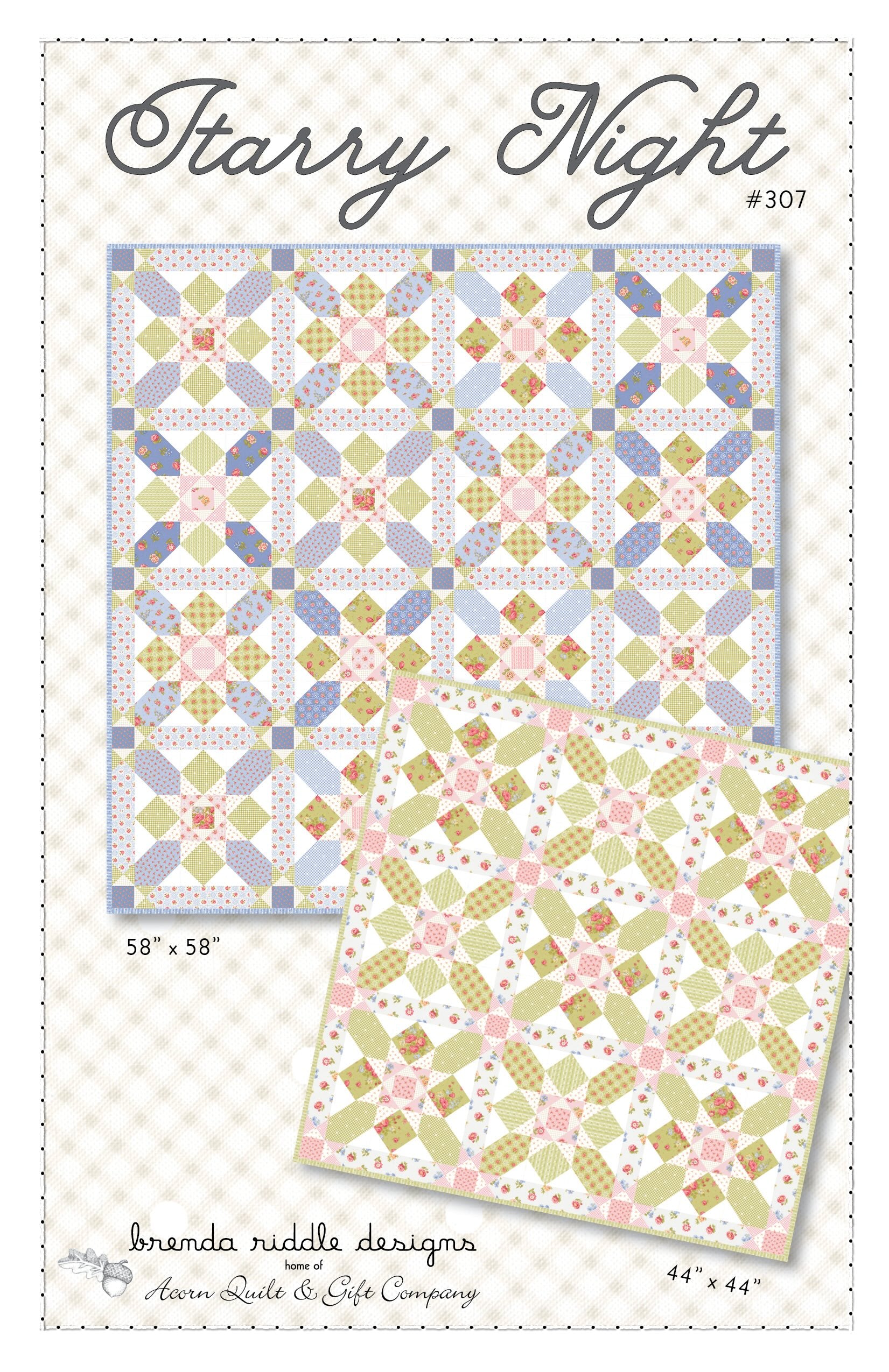 Starry Night - paper pattern – brenda riddle designs