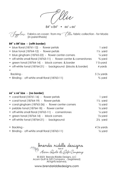 Ellie - PDF pattern – brenda riddle designs