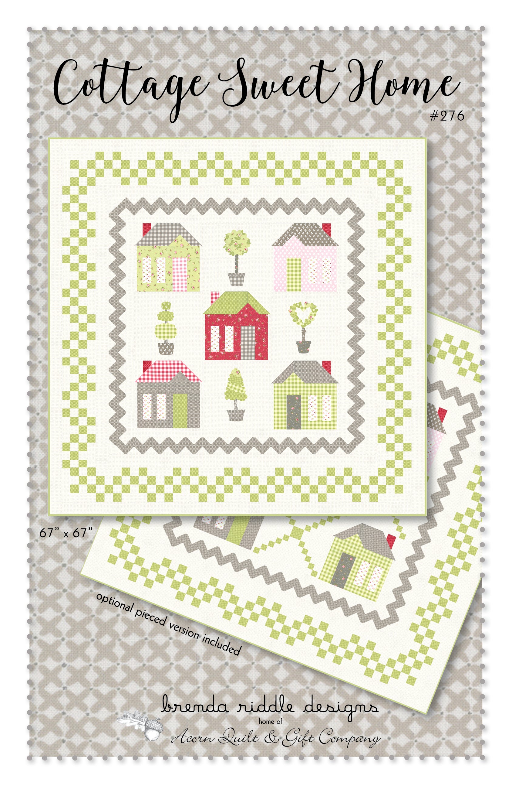 Cottage Sweet Home - PDF pattern – brenda riddle designs
