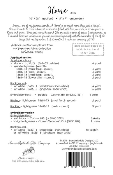 Home - paper pattern – brenda riddle designs