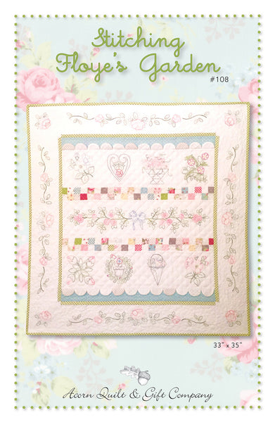 Stitching Floye's Garden - PDF pattern – brenda riddle designs