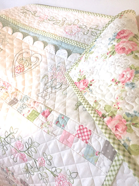 Stitching Floye's Garden - PDF pattern – brenda riddle designs