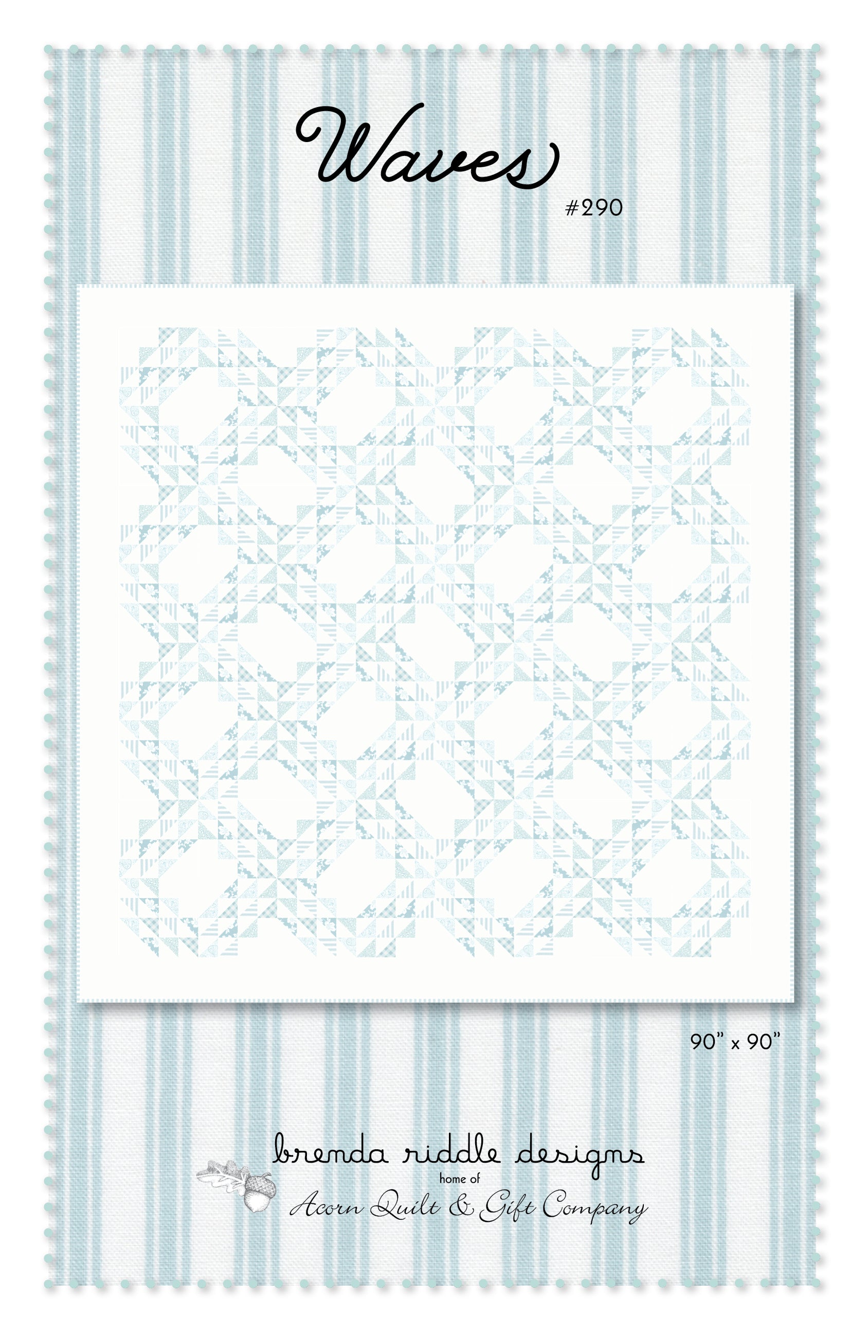 Waves - PDF pattern – brenda riddle designs