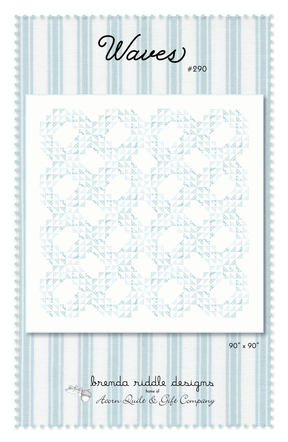 Waves - PDF pattern – brenda riddle designs